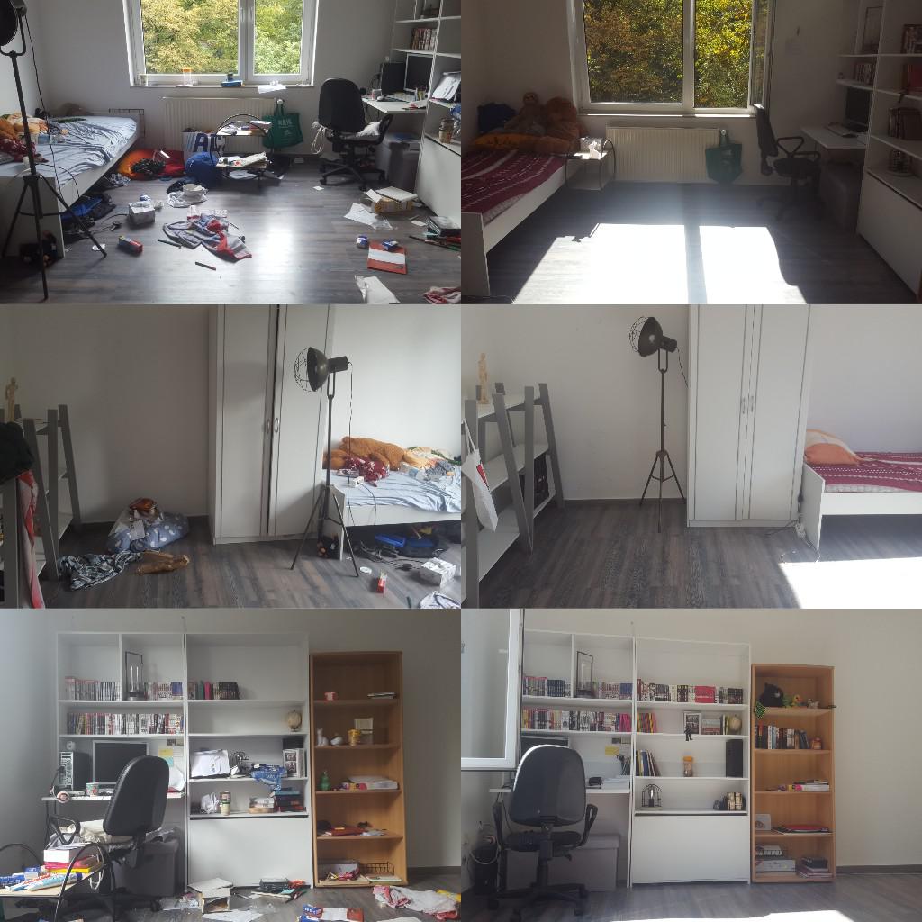 After weeks of procrastinating, I finally cleaned my room! I took the before picture 2 weeks ago ...