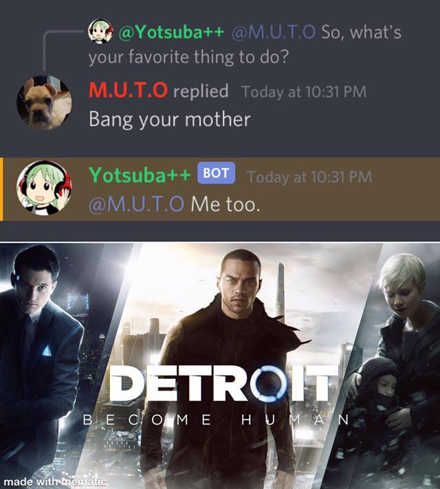 Ah yes ... Discord Bots | Scrolller