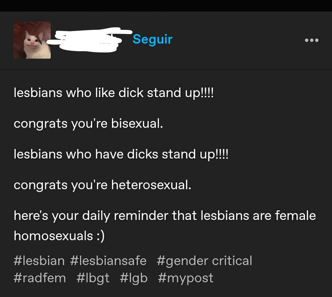 Ah yes, policing other women's sexuality. Very feminist indeed | Scrolller