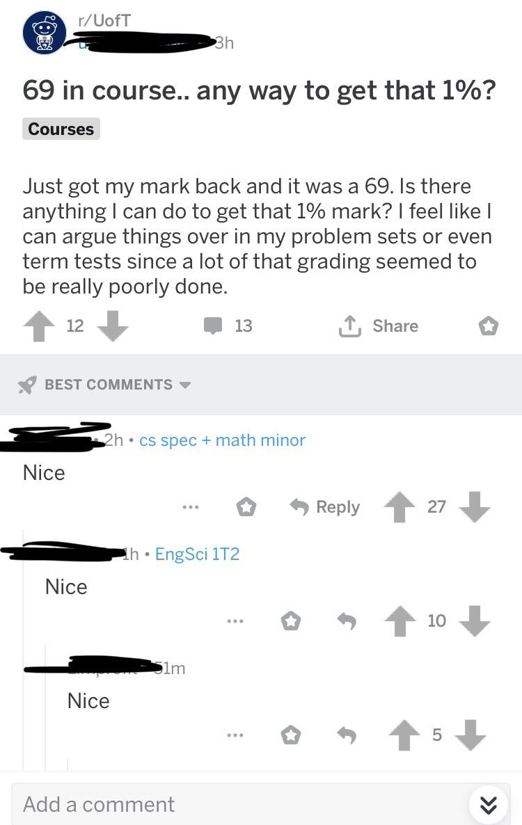 Ah yes, the maturity and empathy of my fellow students | Scrolller