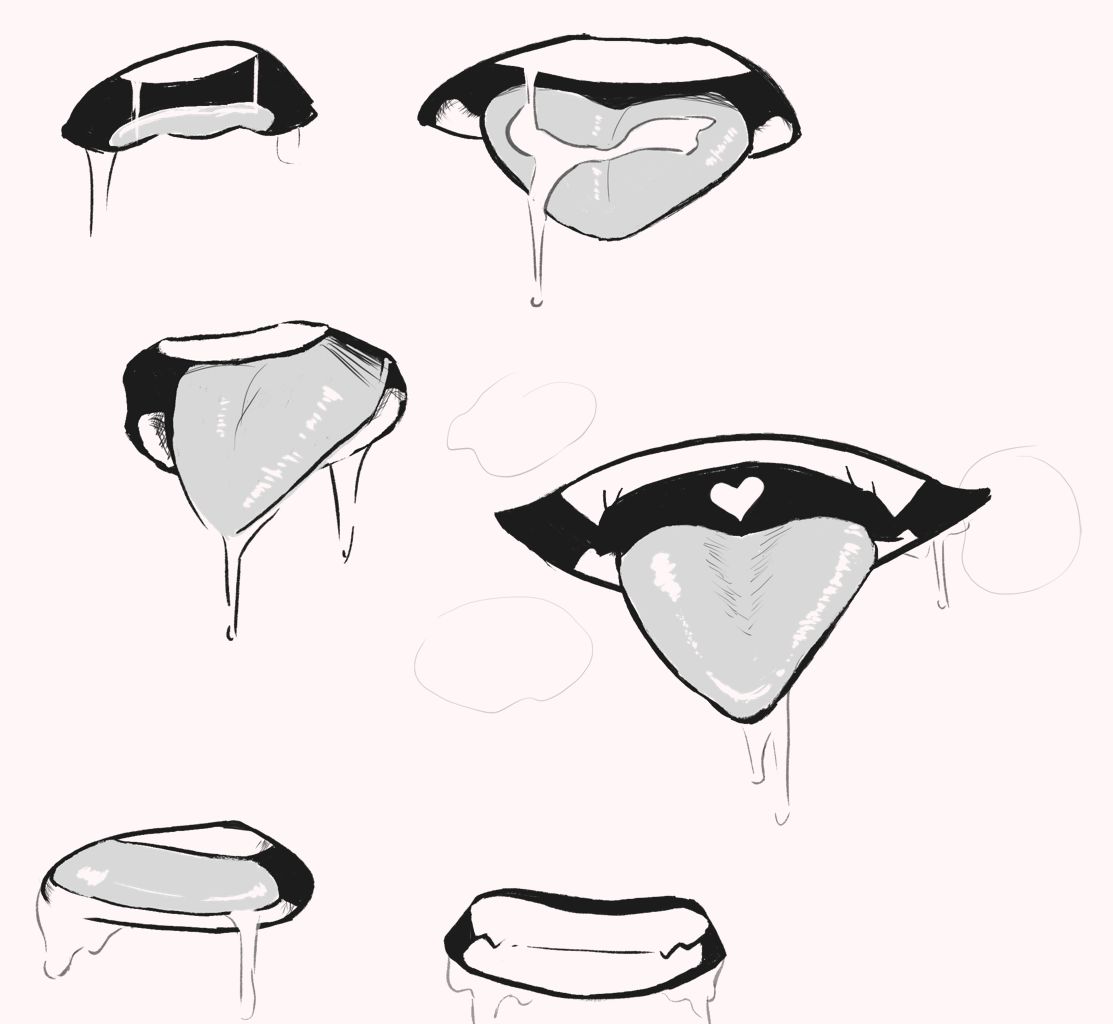 Ahegao mouths | Scrolller