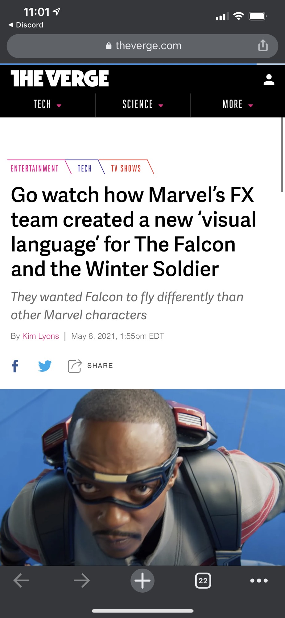 Ahh yes, rivaling creations from the likes of Tarkovsky and Jodorowsky, Falcon & The Winter ...