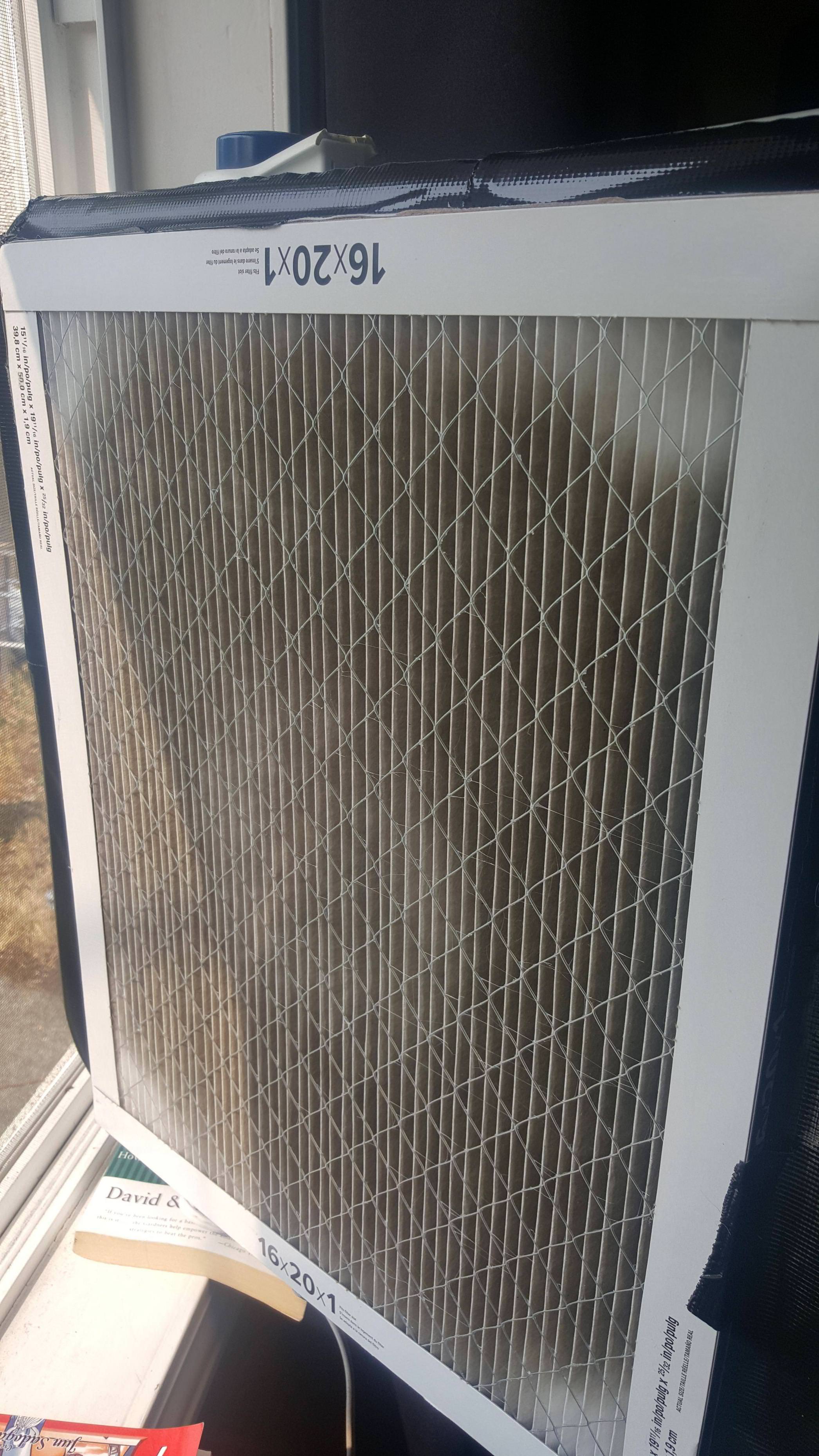 Air filter from only 3 days use... | Scrolller