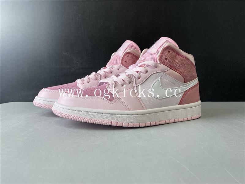 Air Jordan 1 Retro Mid Digital Pink White | Scrolller