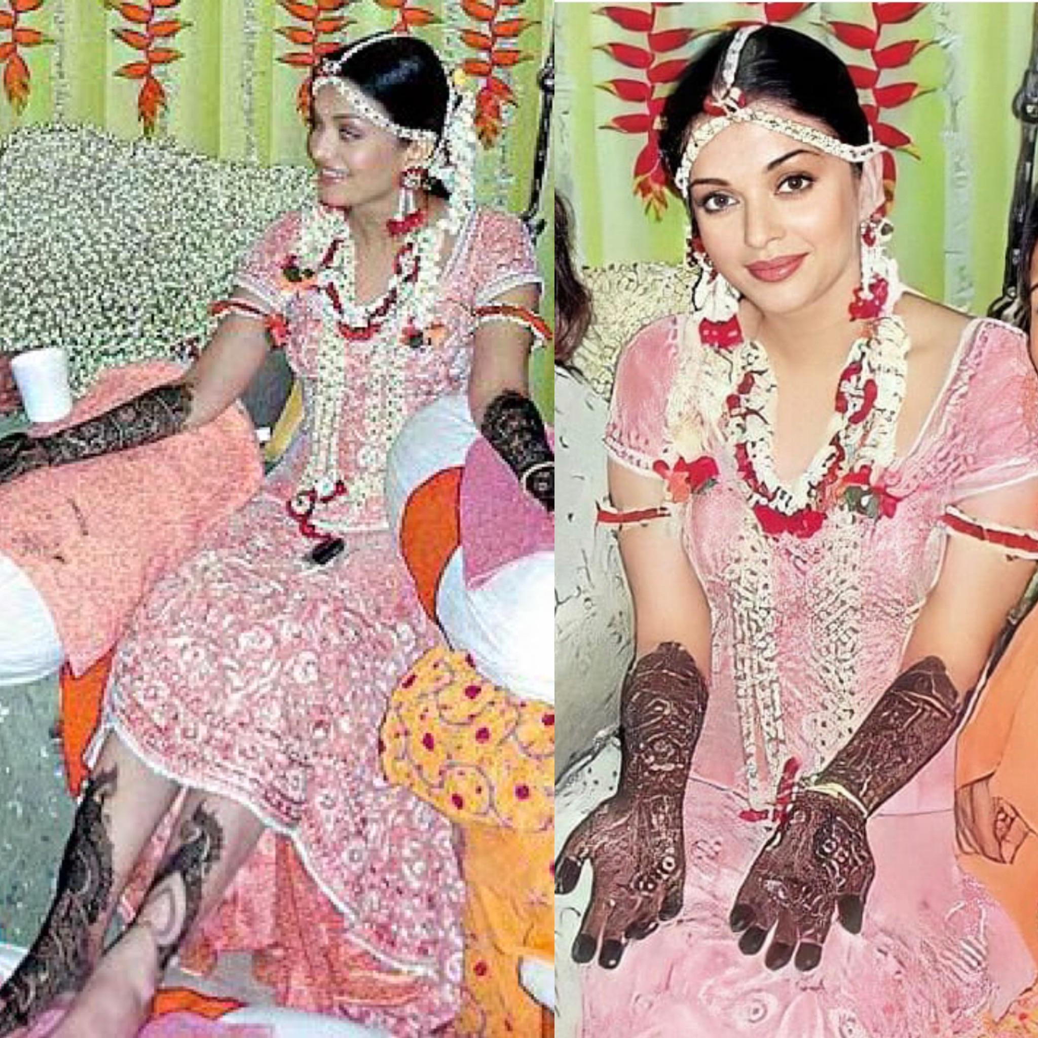 Aishwarya Rai Bachchan for her mehendi ceremony (2007) | Scrolller