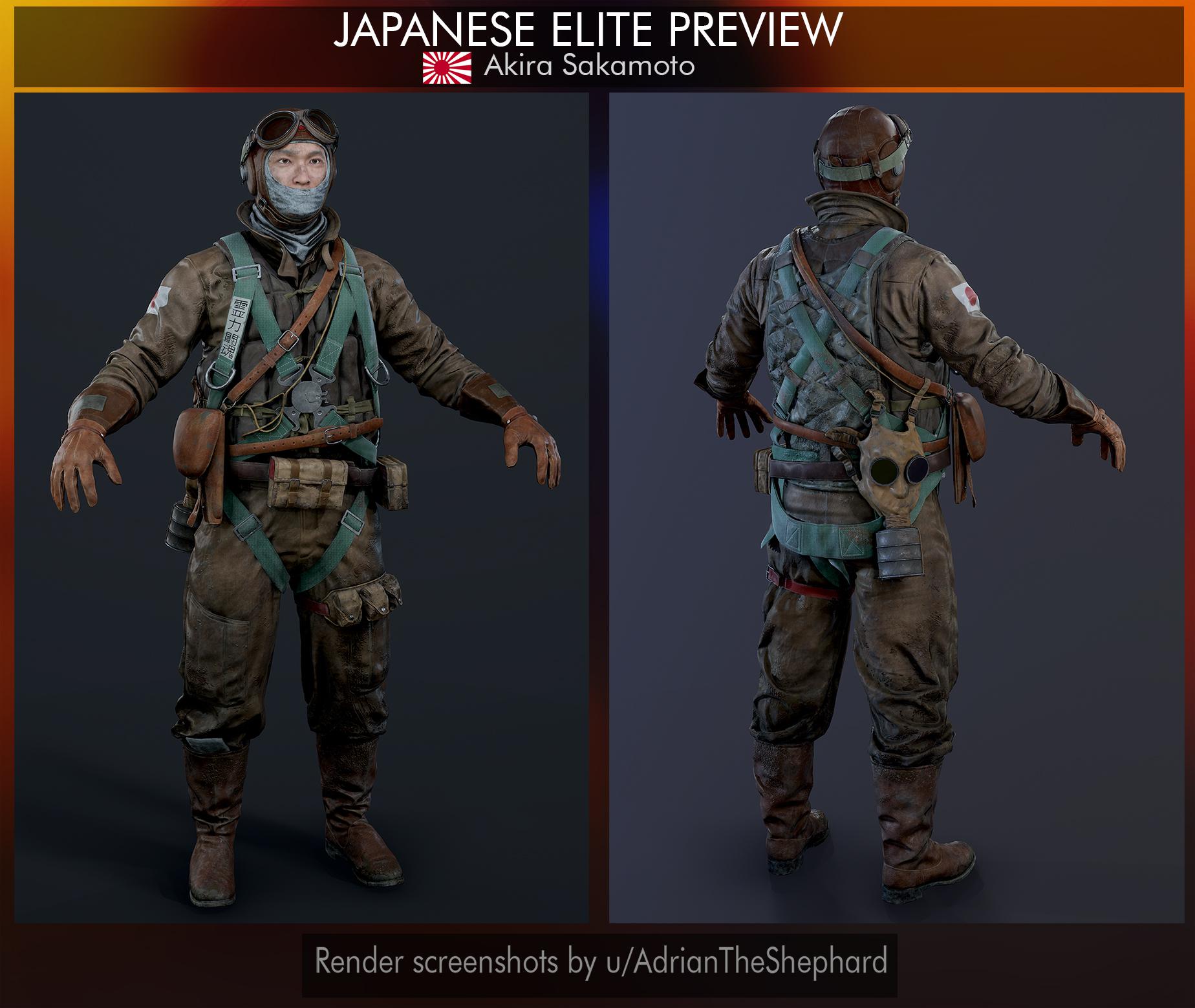 Akira Sakamoto Render Preview (3rd Japanese elite) | Scrolller