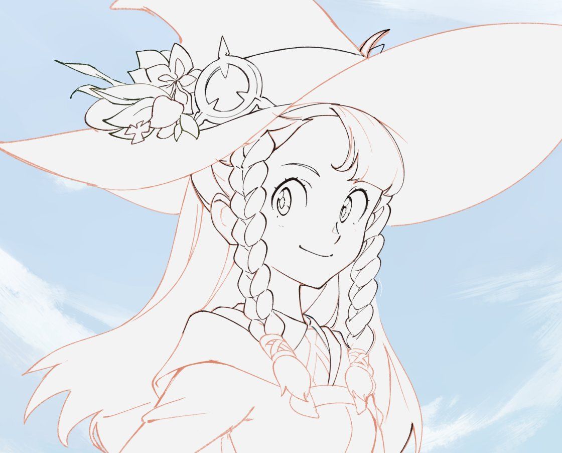 Akko during graduation ceremony(?) | Scrolller