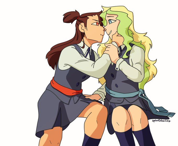 "Akko, you can't just kiss our spellcasting examinations away" | Scrolller