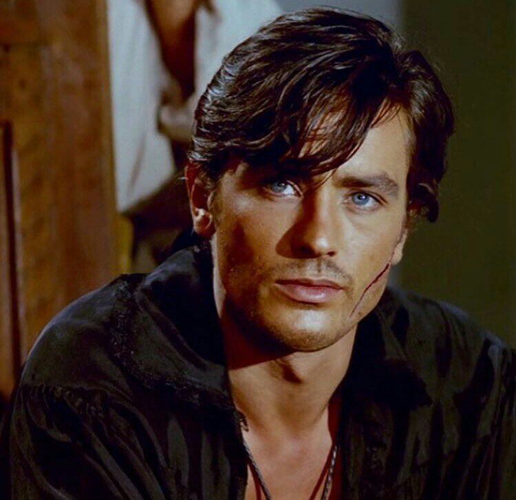 Alain Delon as The Black Tulip (1964) | Scrolller