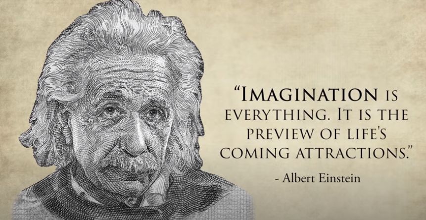 Albert Einstein on imagination | Scrolller