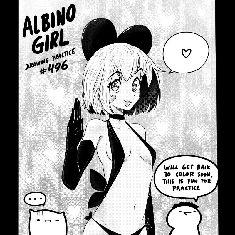 Albino Girl - Manga Style | Scrolller