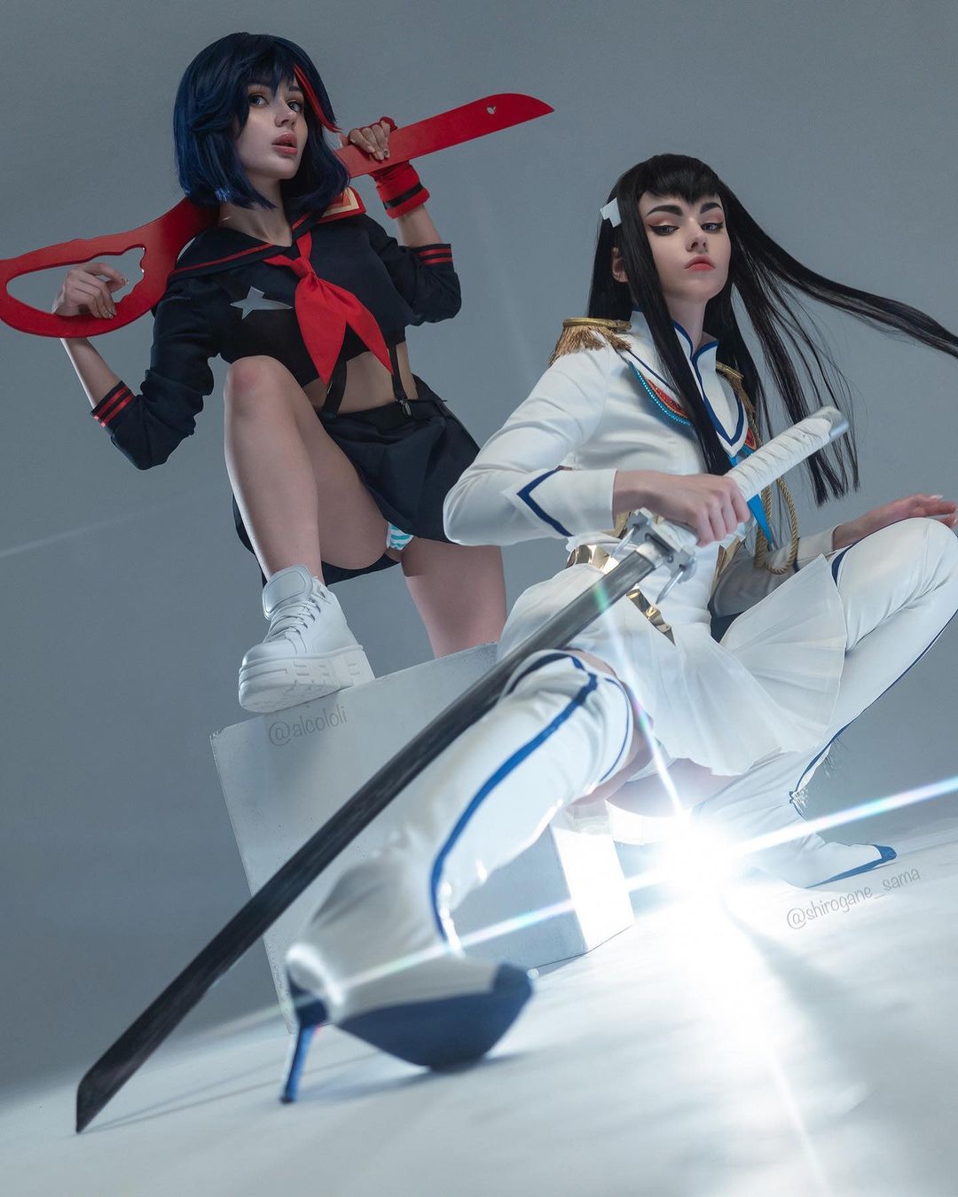 alco.loli as Ryuko and shirogane_sama as Satsuki | Scrolller