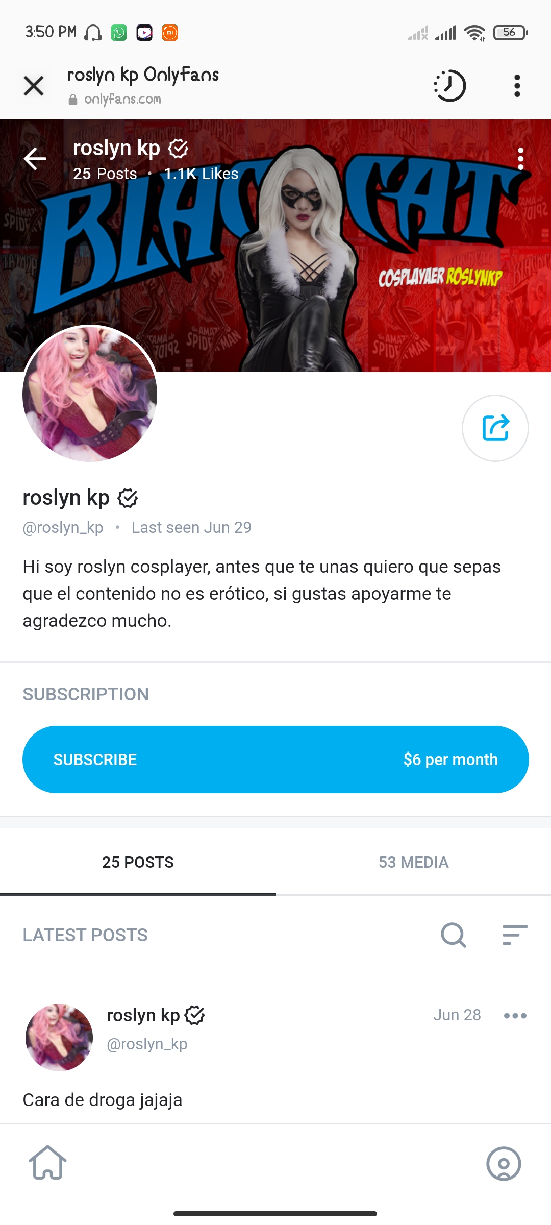 Alguien sabe de ella | Scrolller