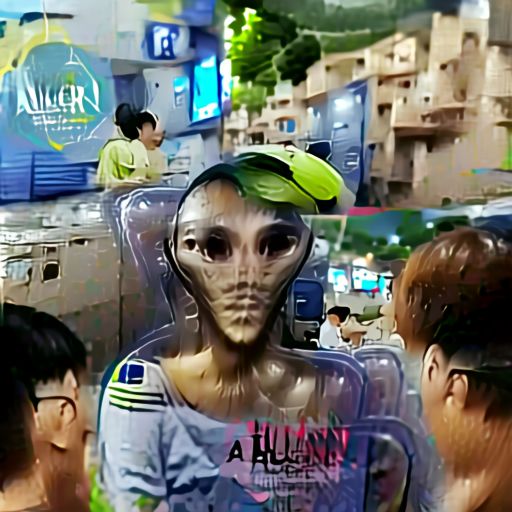 alien disguised as human | Scrolller