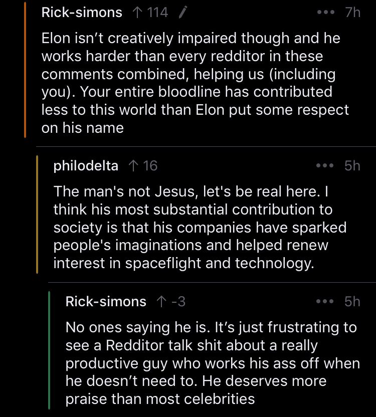 All praise Saint Elon | Scrolller