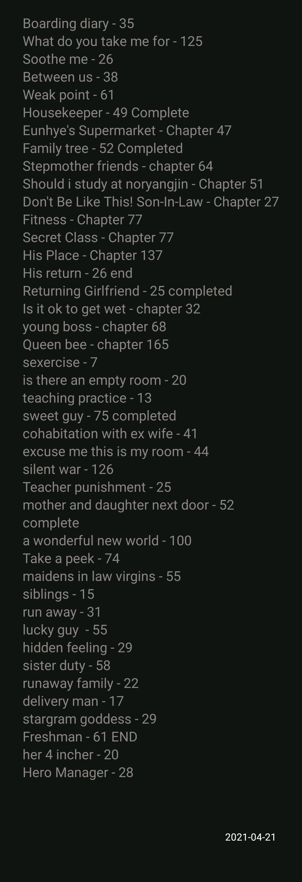 All the Pornhwa's ive read till now. ANY RECOMMENDATIONS? | Scrolller