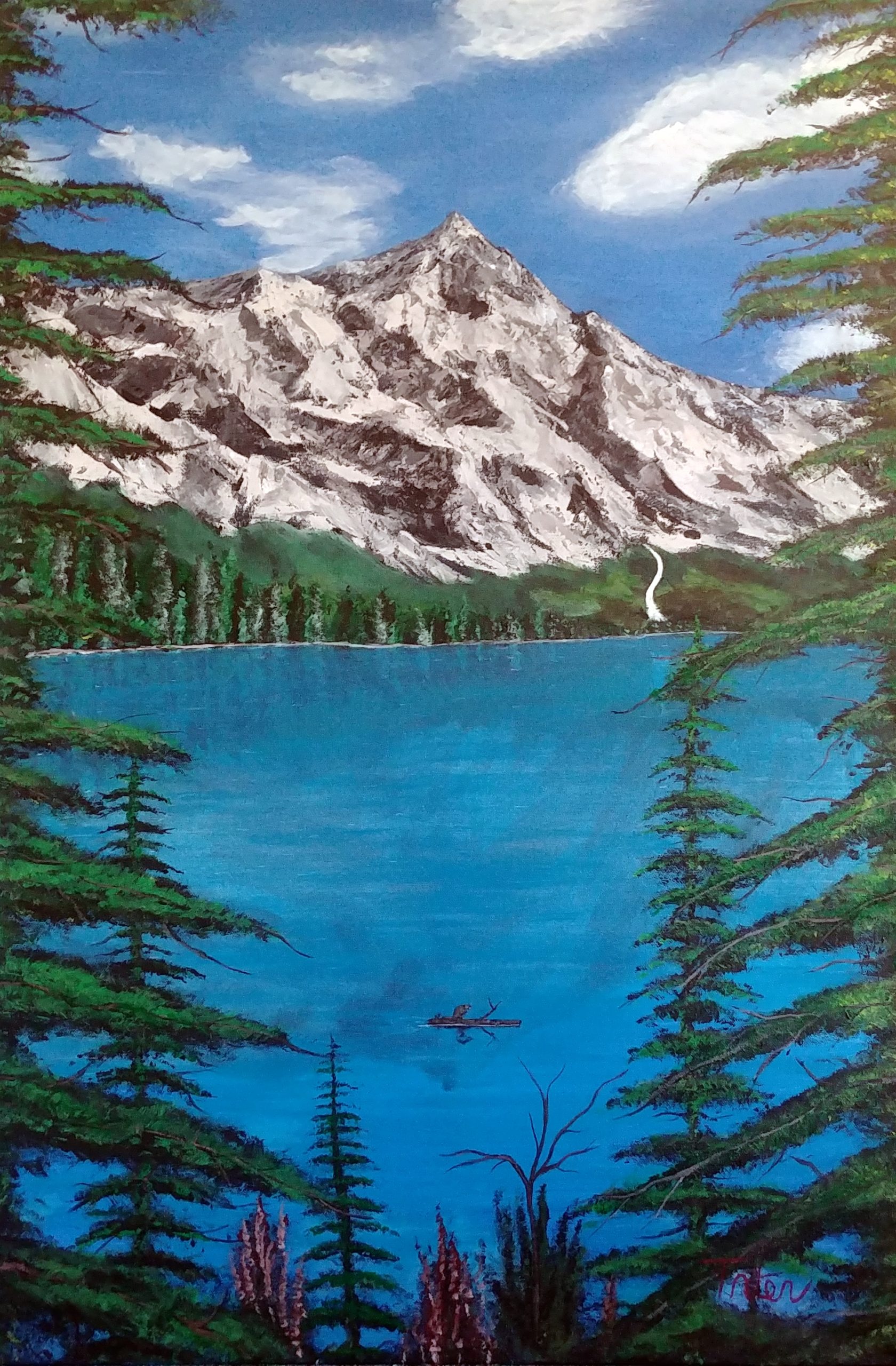 Alpine Summer - Acrylic - 24x30 - 2021 | Scrolller