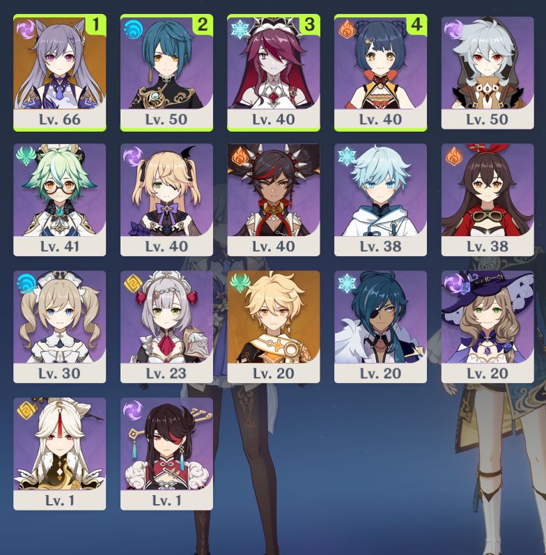 Already posted but forgot to specify I was electro and got a ton of physical teams... team help ...