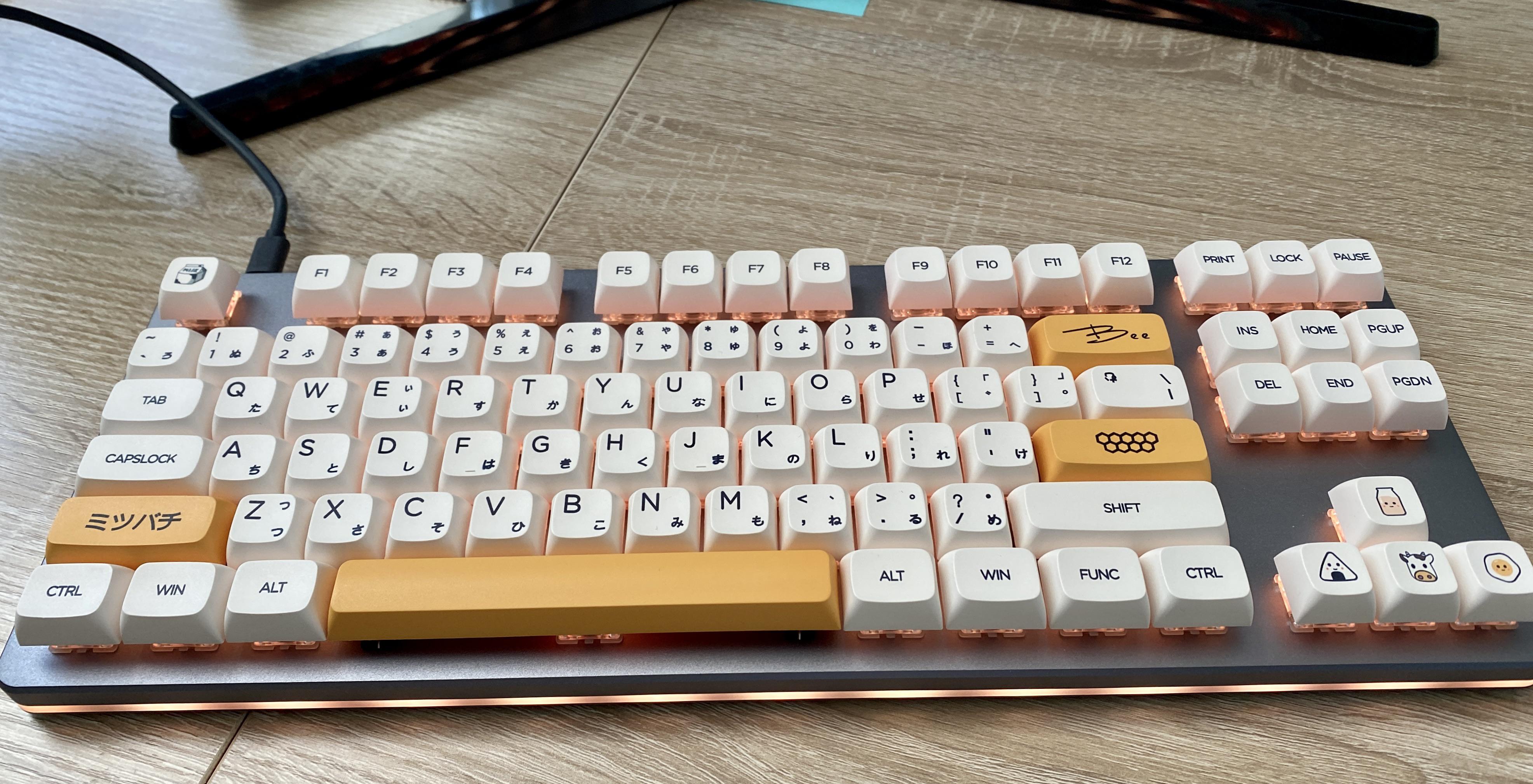 Always wanted a mechanical keyboard and yesterday I just assembled my first one! Wanted to share ...