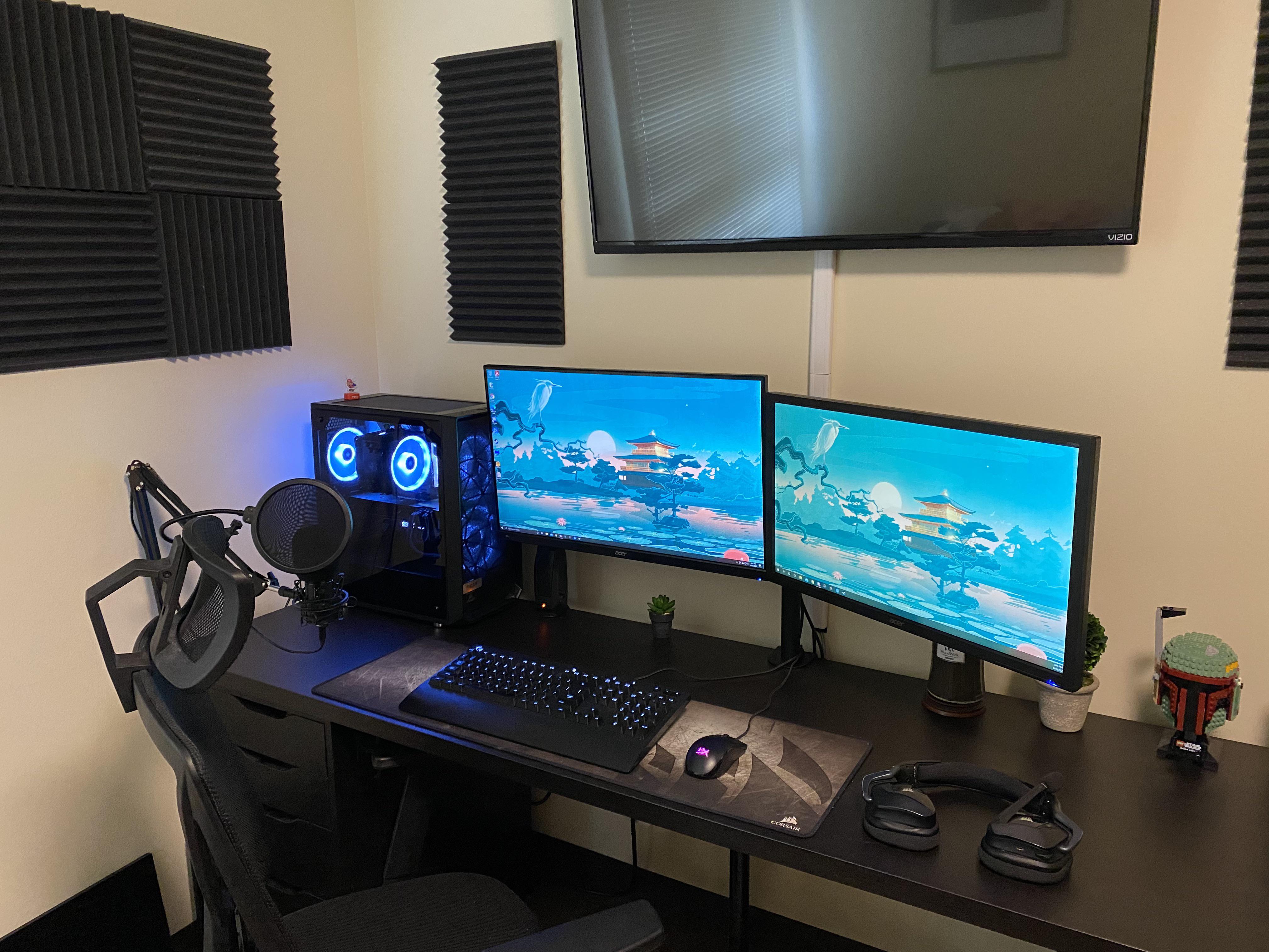 Am I worthy yet guys? Finally got some great monitors. | Scrolller