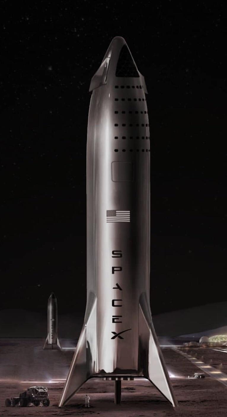 Amazing Render of Starship On Mars | Scrolller