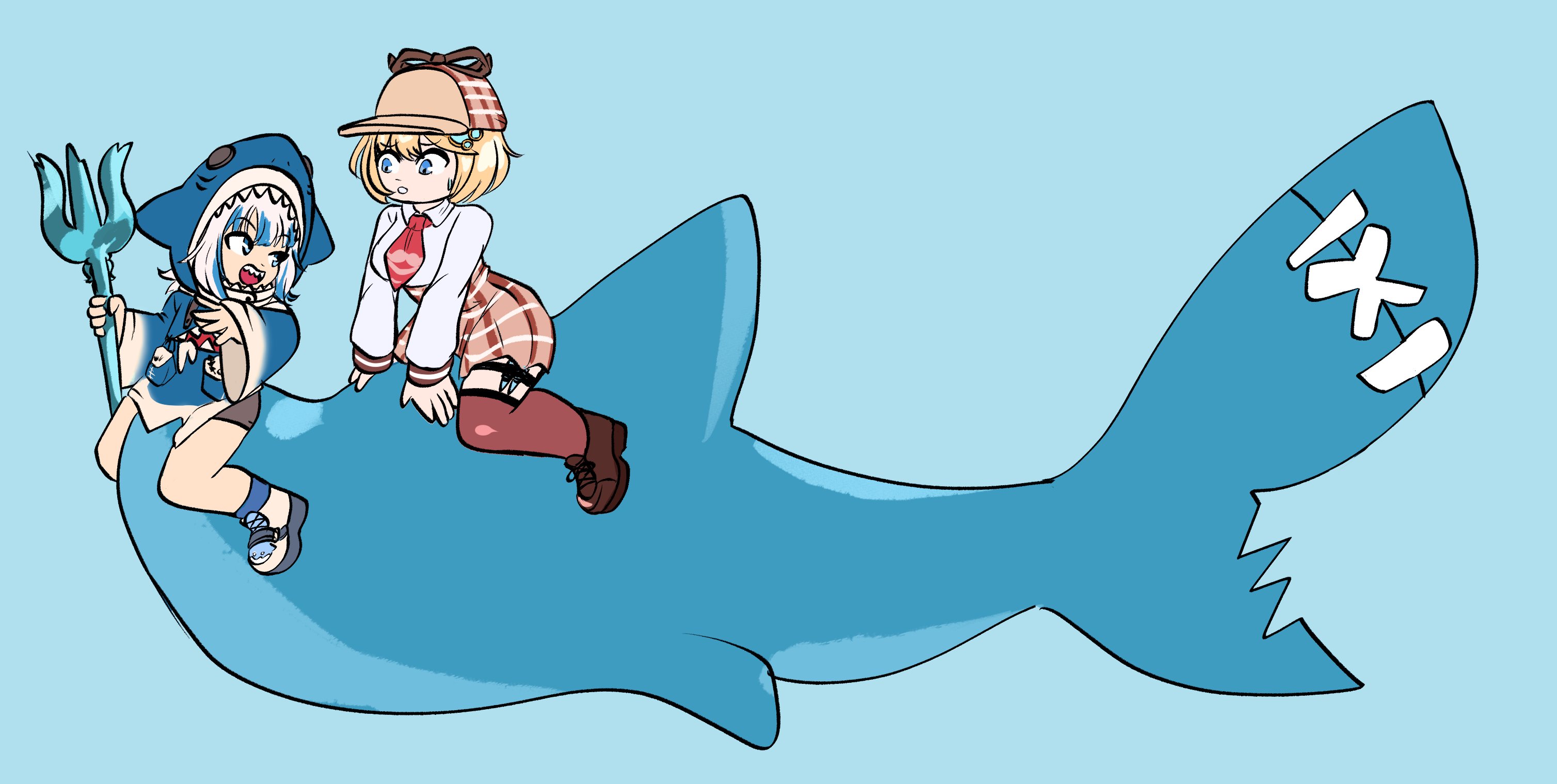 Ame Riding Gura's Big .... | Scrolller