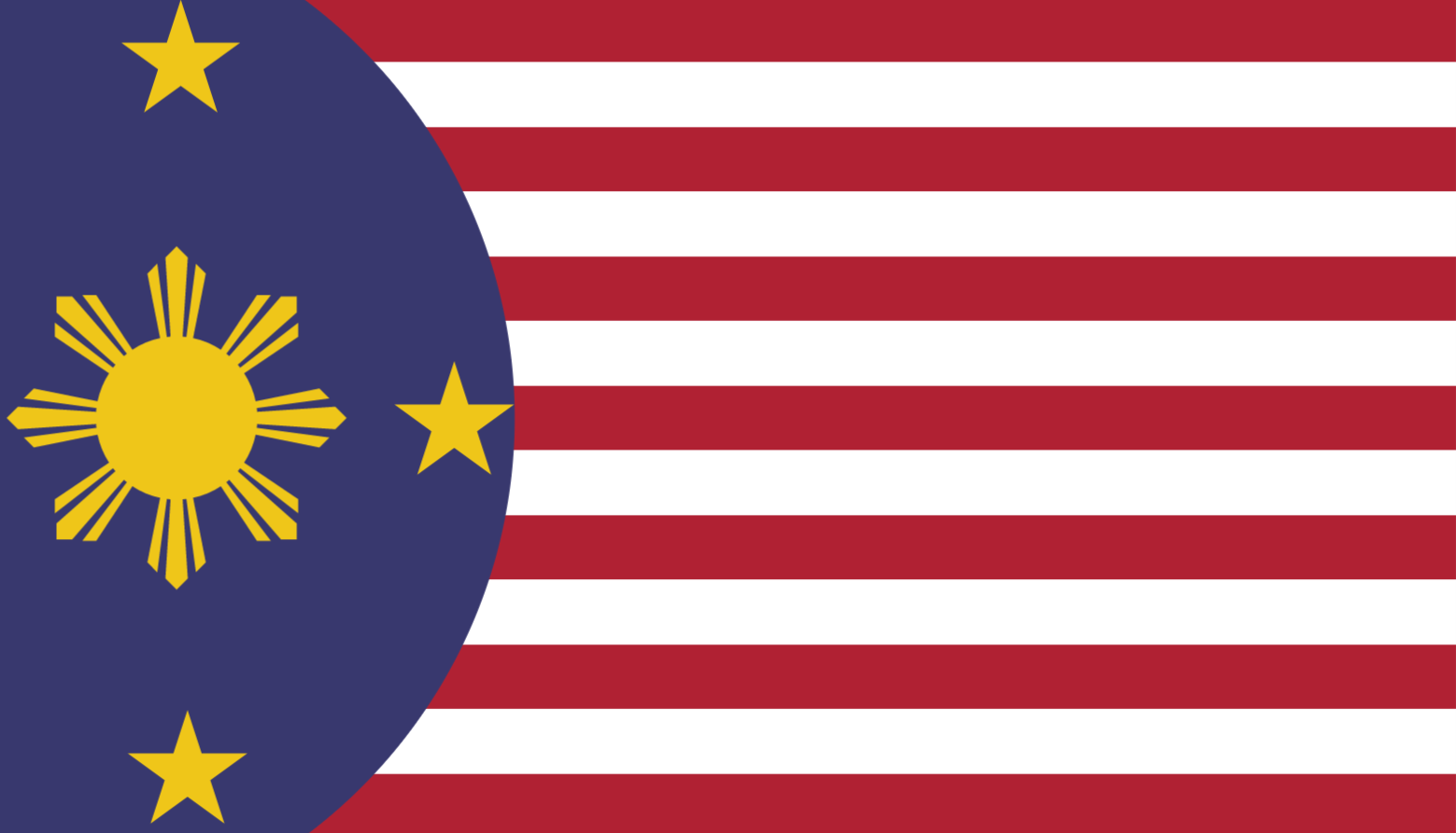 American inspired Philippine Flag | Scrolller