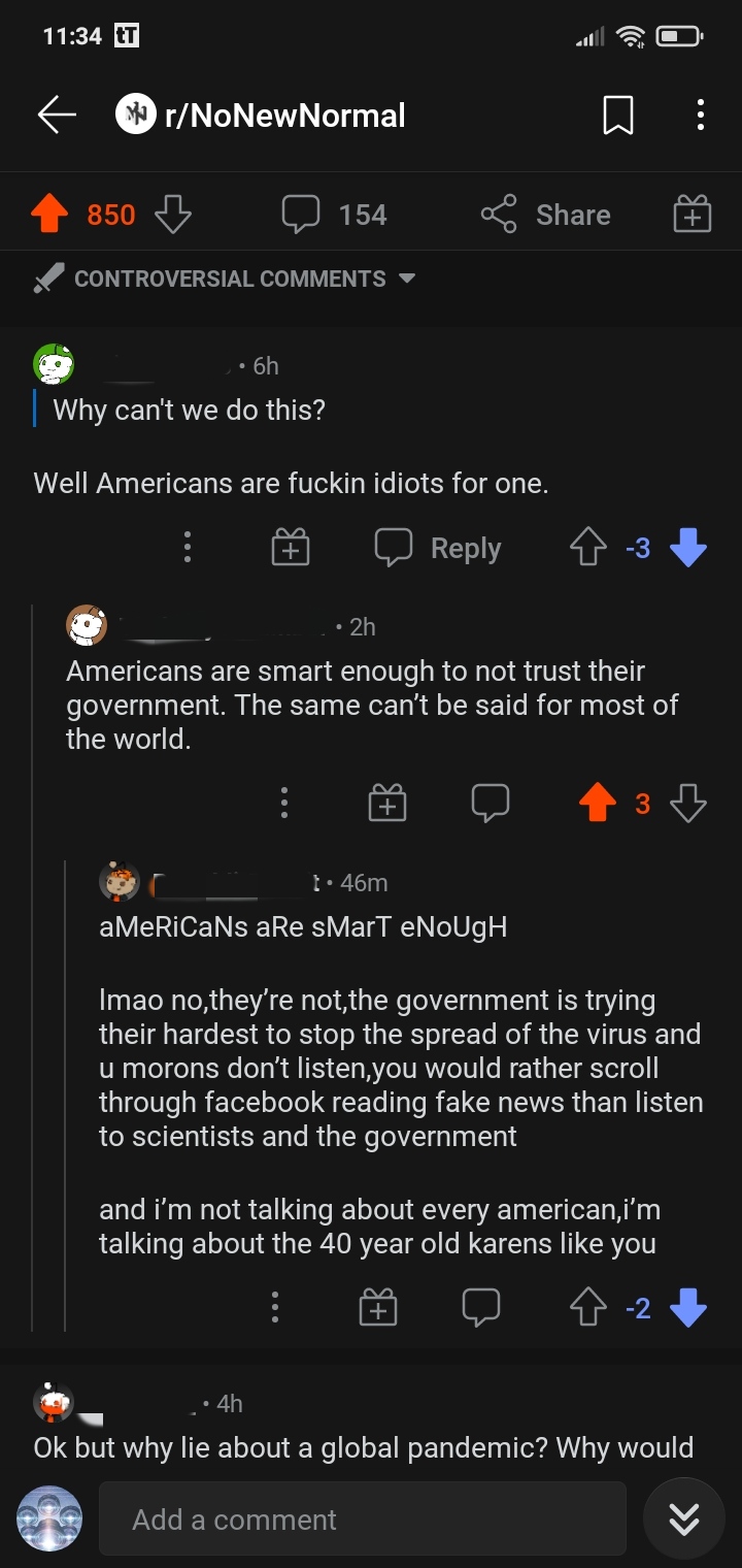 Americans = dumb. Reddit moment. | Scrolller