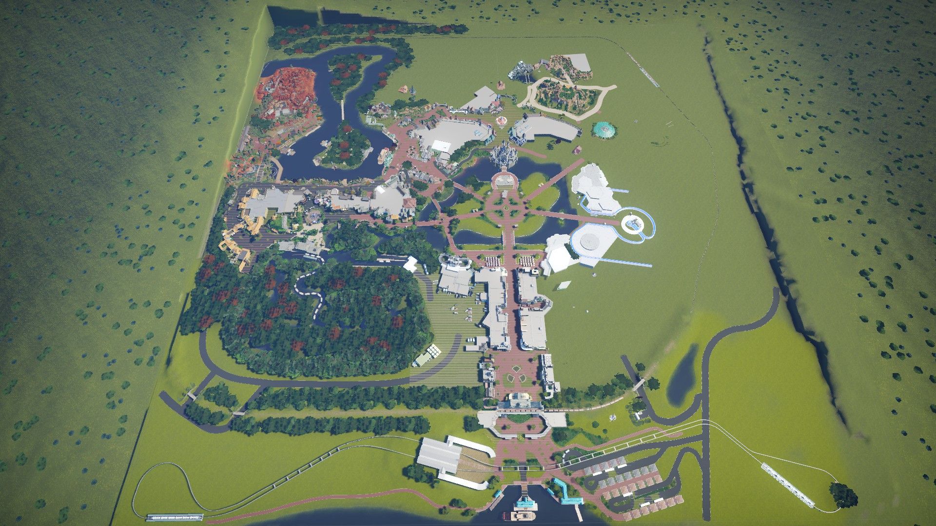 An Aerial View of Magic Kingdom's Progress | Scrolller