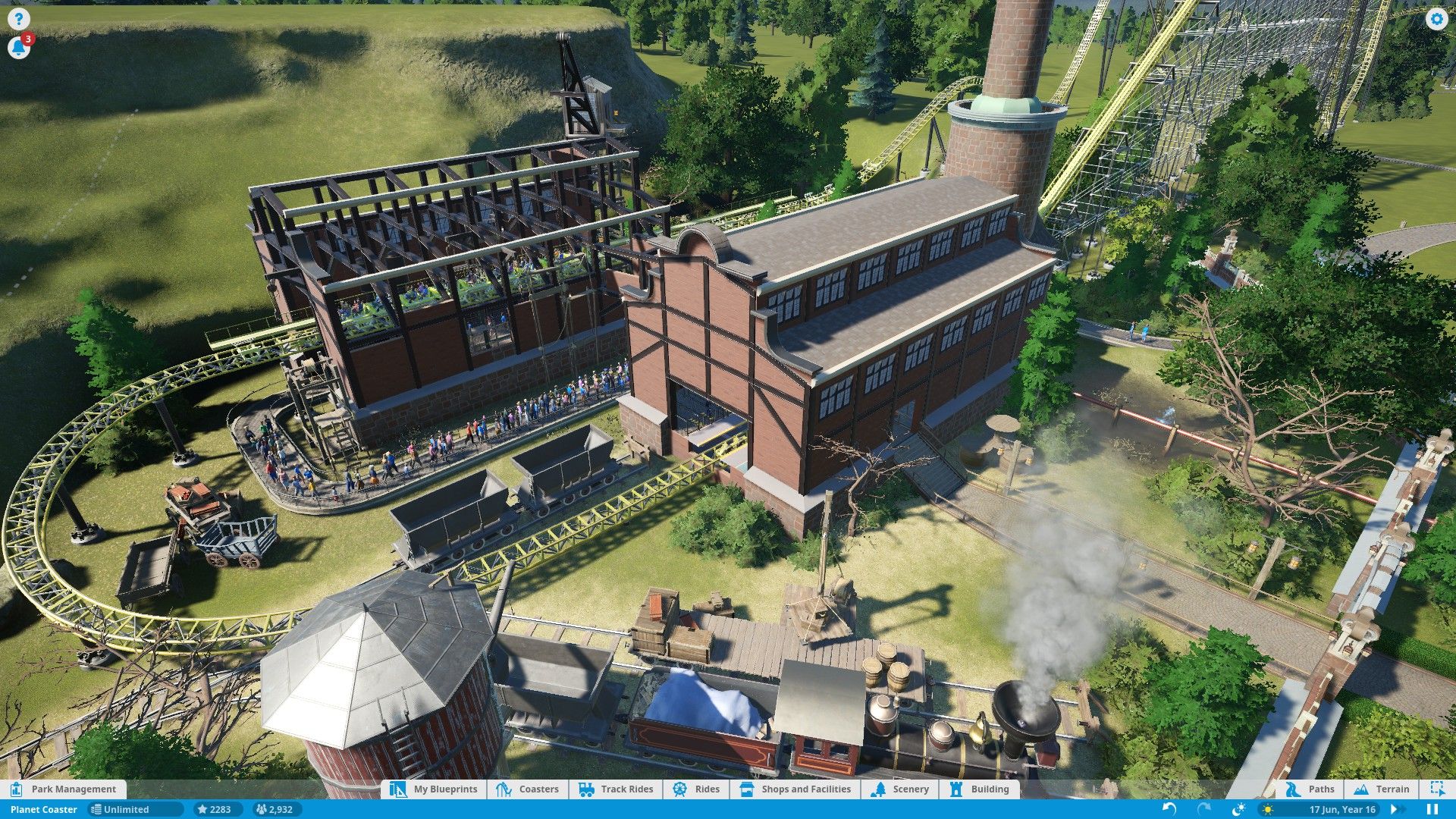 An industrial revolution themed coaster! Think it turned out well. :) | Scrolller