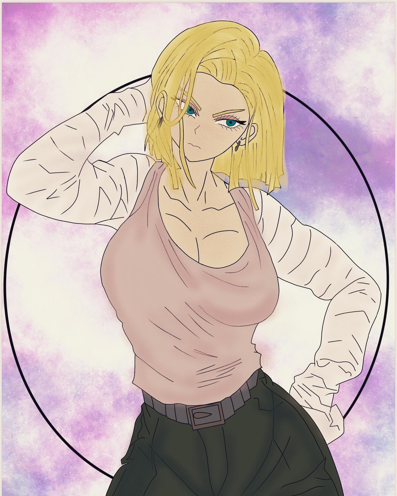 Android 18 is easily one of the coolest girls in the series! | Scrolller