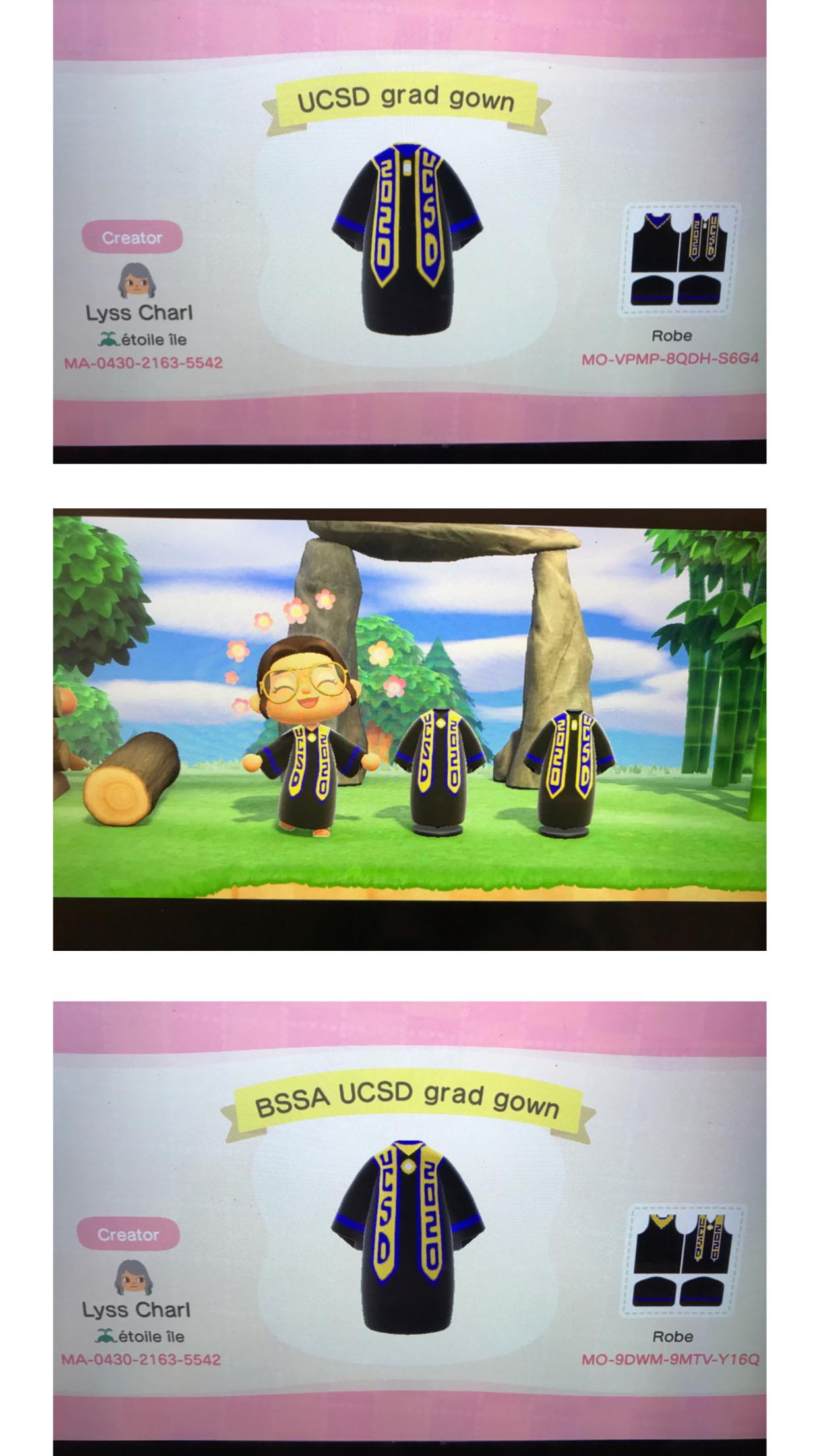 Animal Crossing NH UCSD Graduation Regalia! | Scrolller
