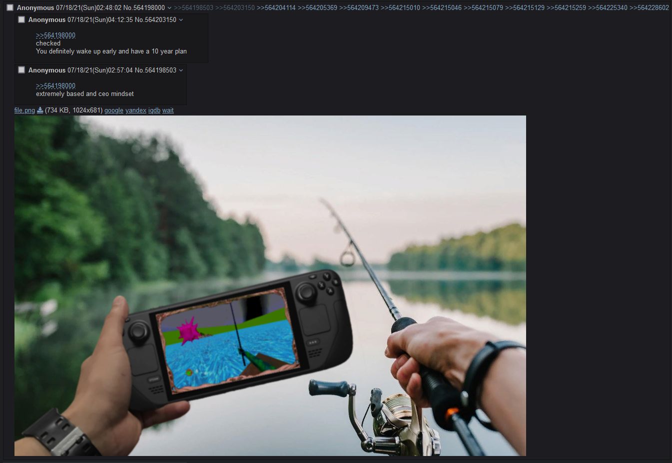 Anon doubles his fish and triples his digits | Scrolller