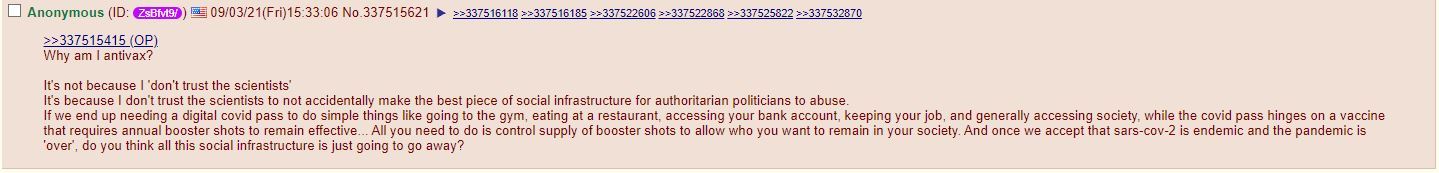 Anon explains why they're antivax | Scrolller