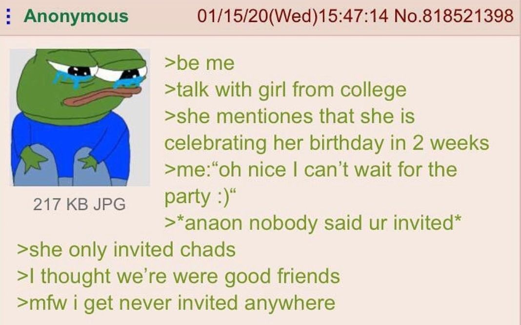 Anon talks to girl | Scrolller