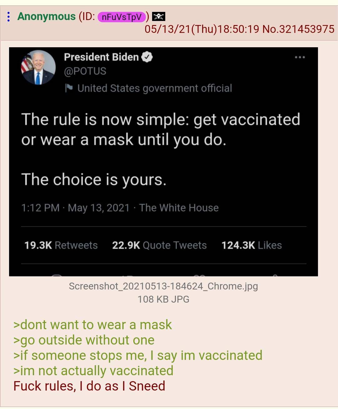 Anon follows no man | Scrolller