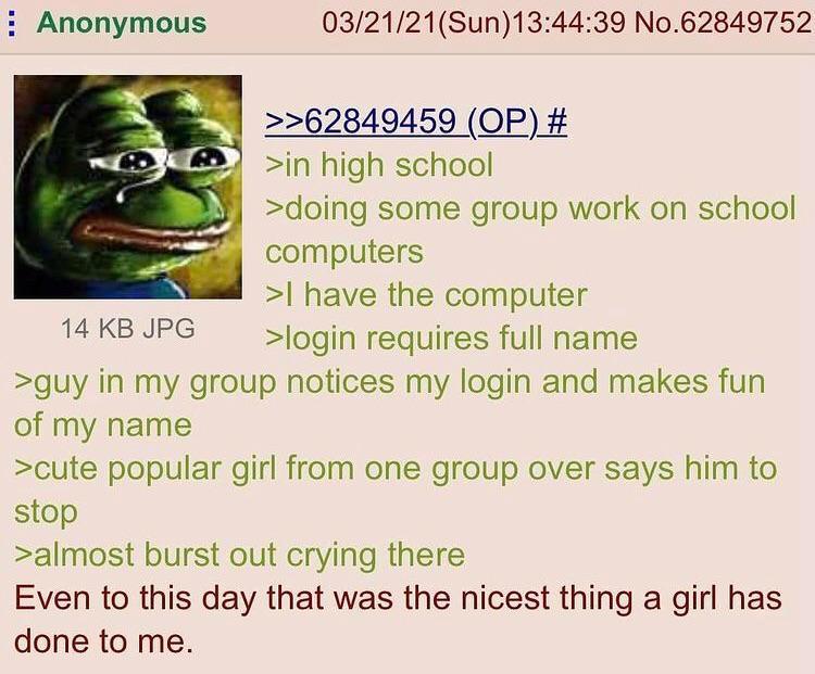 Anon gets bullied | Scrolller