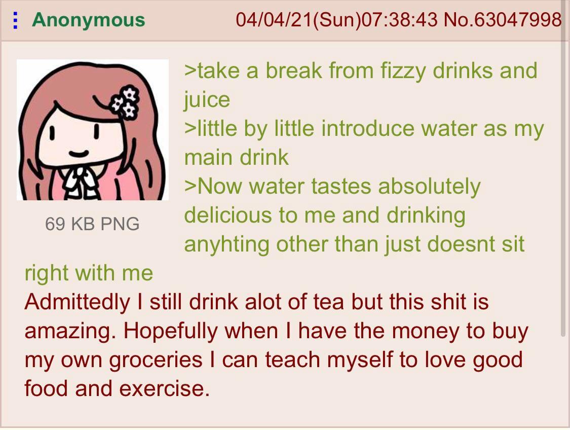 Anon gets healthy | Scrolller