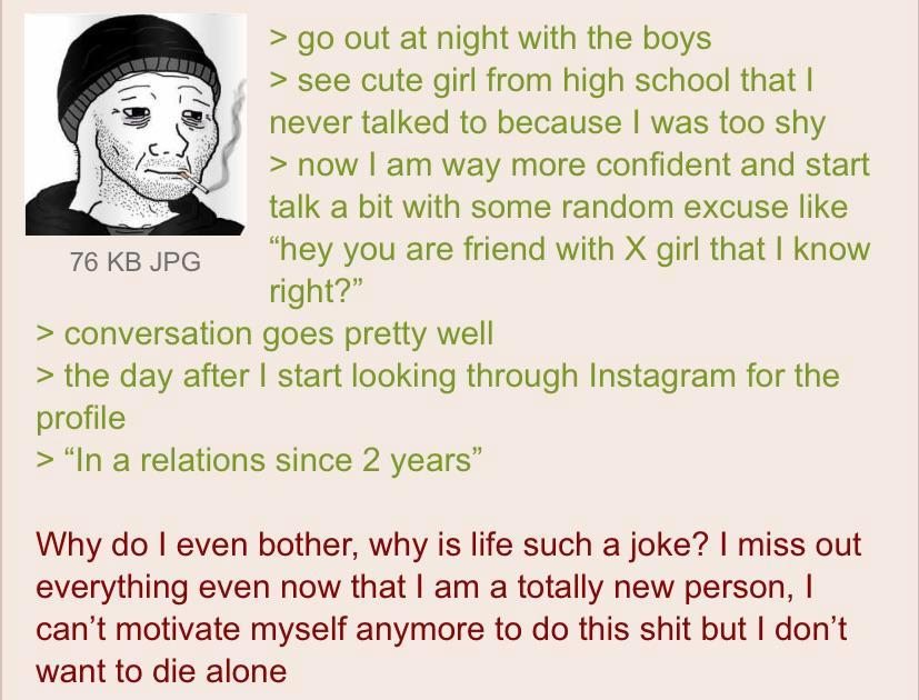 Anon goes full doomer mode | Scrolller