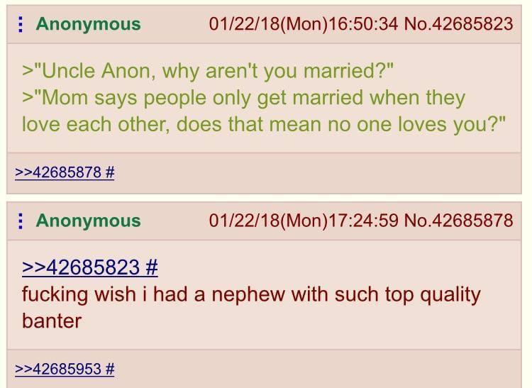 Anon has a Nephew | Scrolller