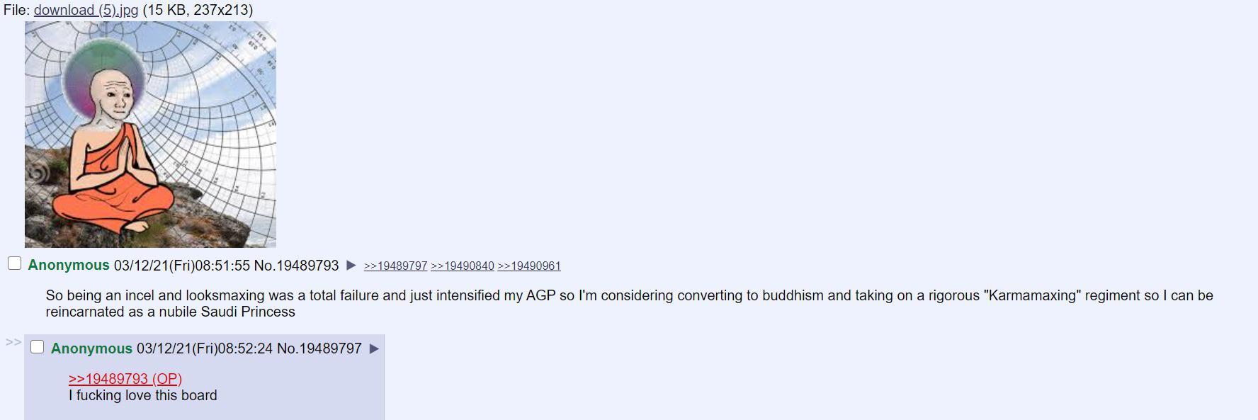 Anon is a failed incel | Scrolller