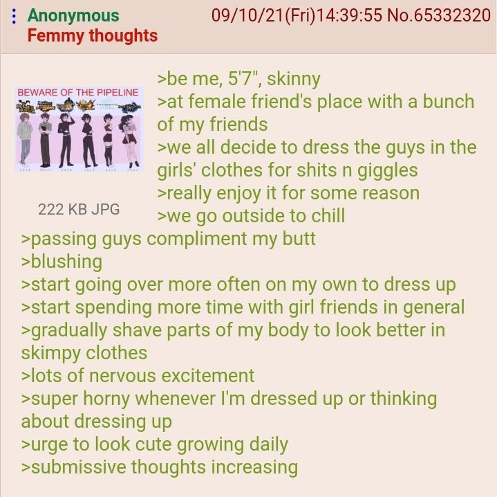 Anon is a femboy | Scrolller