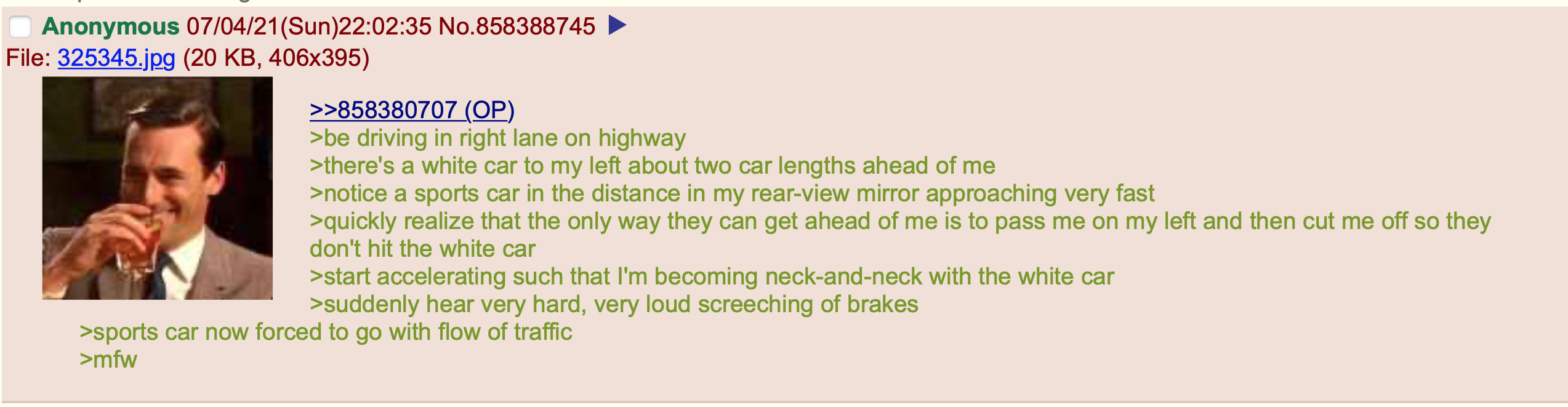 Anon is a good driver | Scrolller