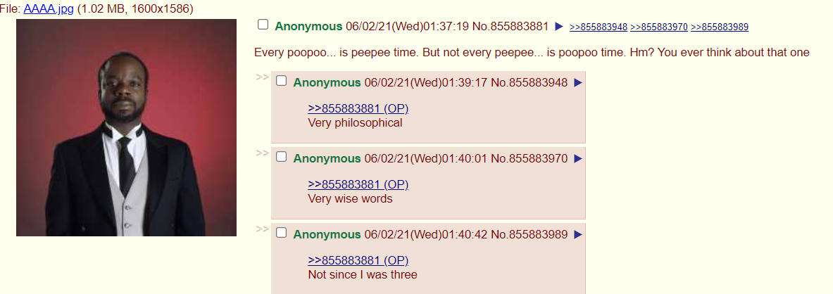 Anon is a next level thinker | Scrolller