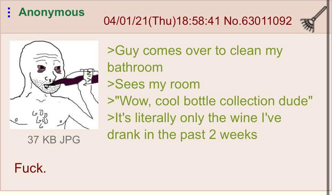 Anon is an alcoholic | Scrolller