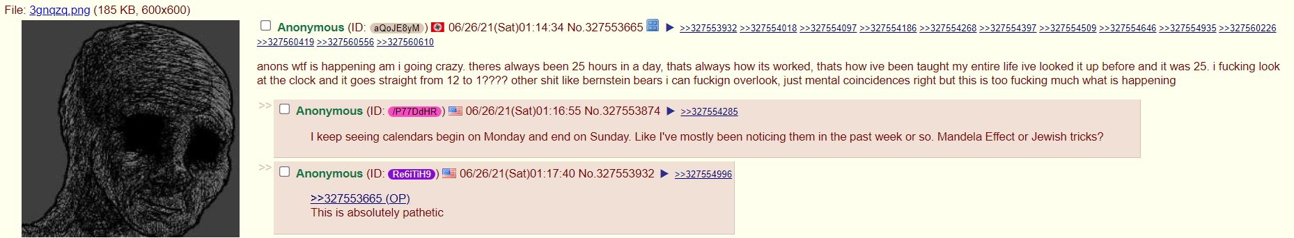 anon is from an alternate timeline | Scrolller