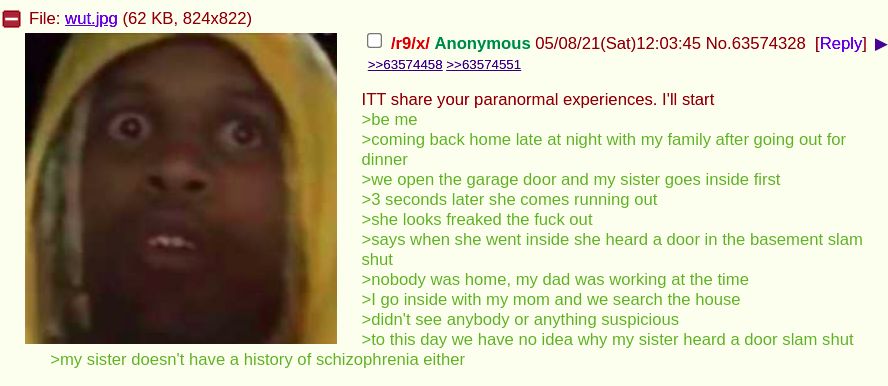 Anon is spooked | Scrolller