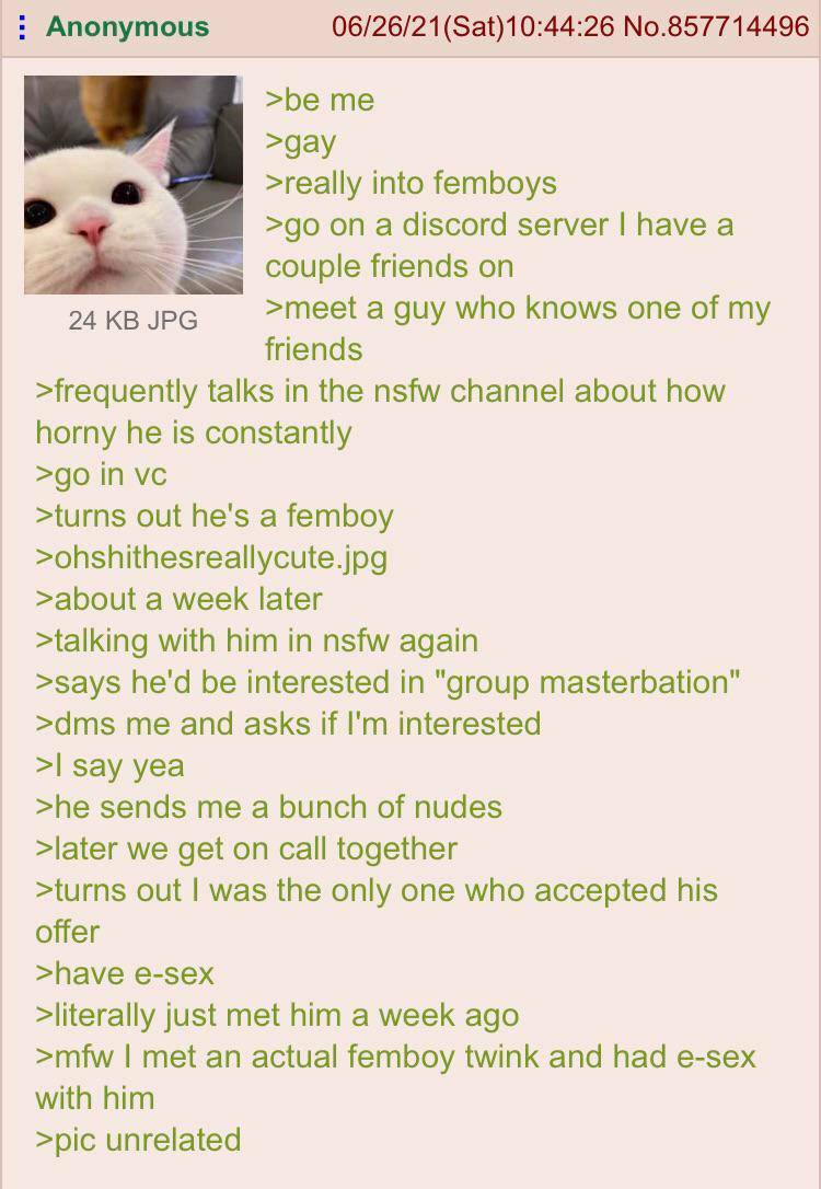 Anon meets a femboy | Scrolller