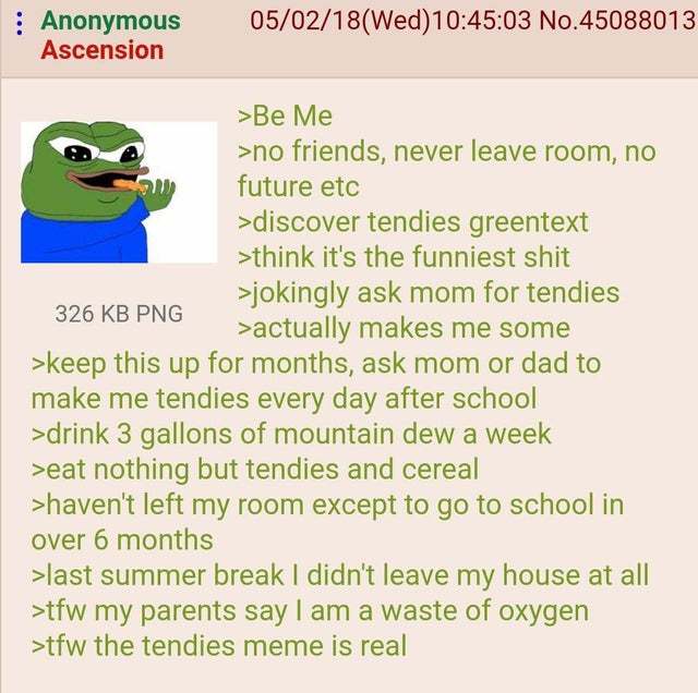 Anon memed himself | Scrolller