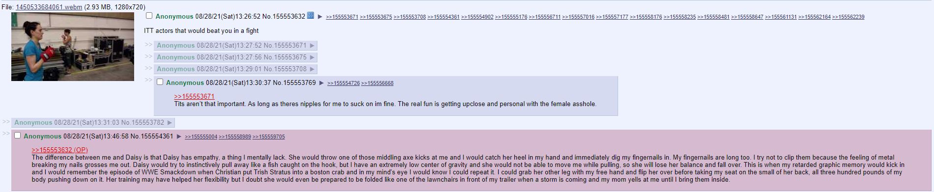 Anon on Daisy's destruction | Scrolller